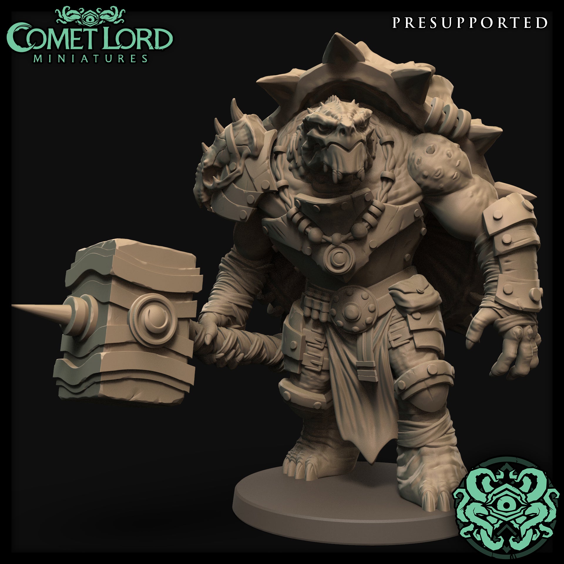 Torok, The Tortle Bloodhunter - Digital Version - Comet Lord Miniatures