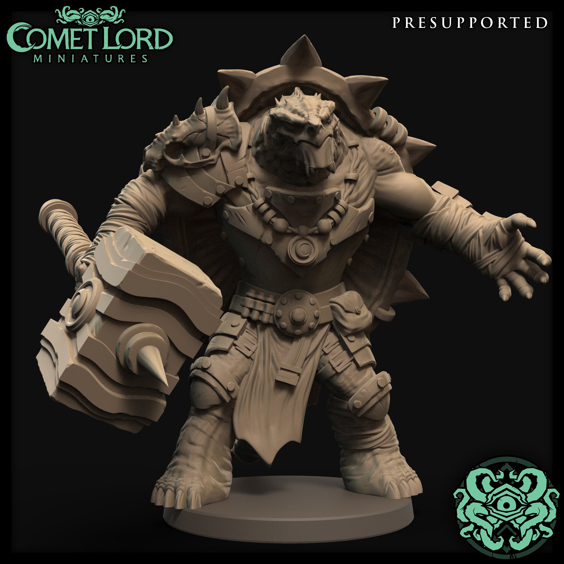 Torok, The Tortle Bloodhunter - Digital Version - Comet Lord Miniatures