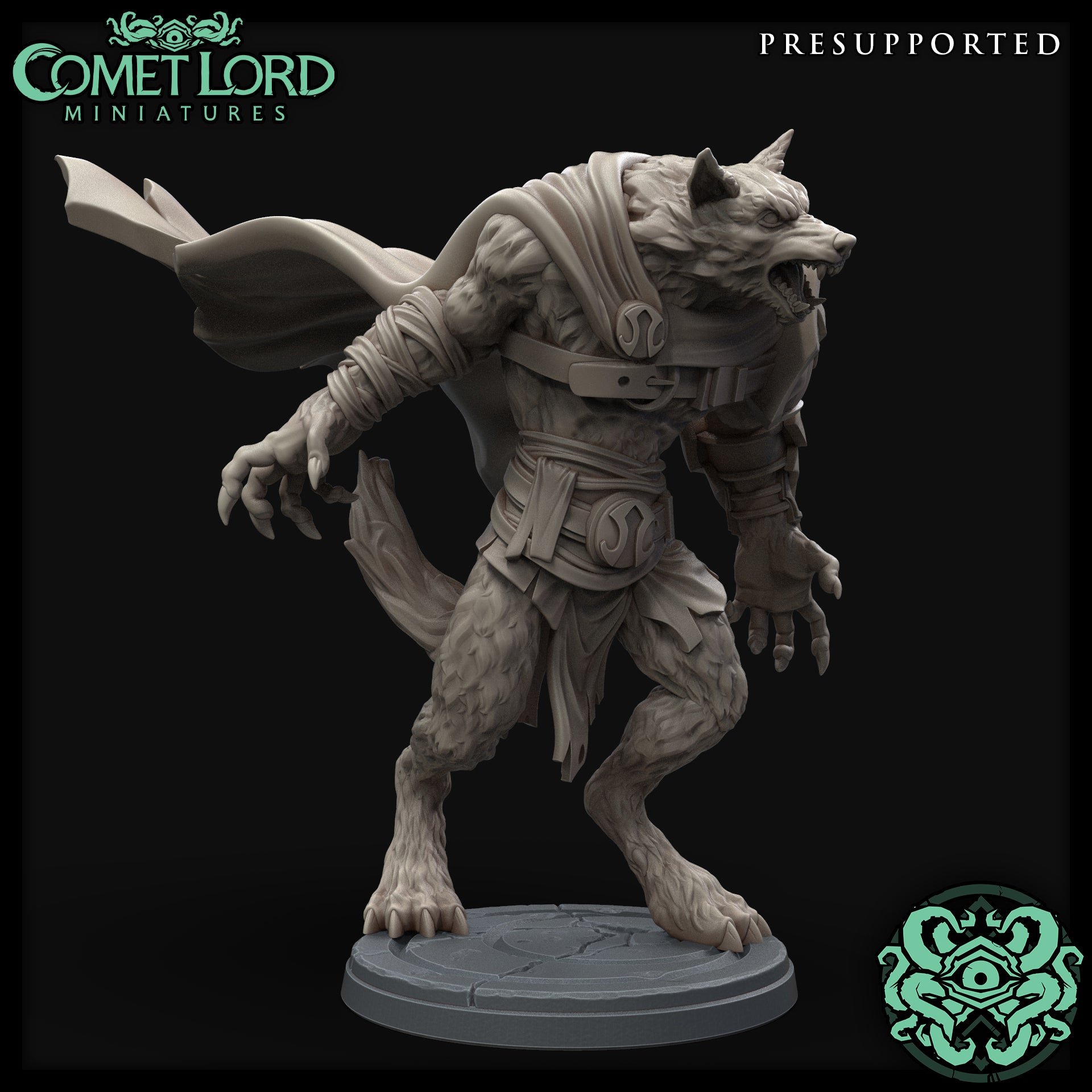 Aegon, The Wolf Knight - Digital Version - Comet Lord Miniatures