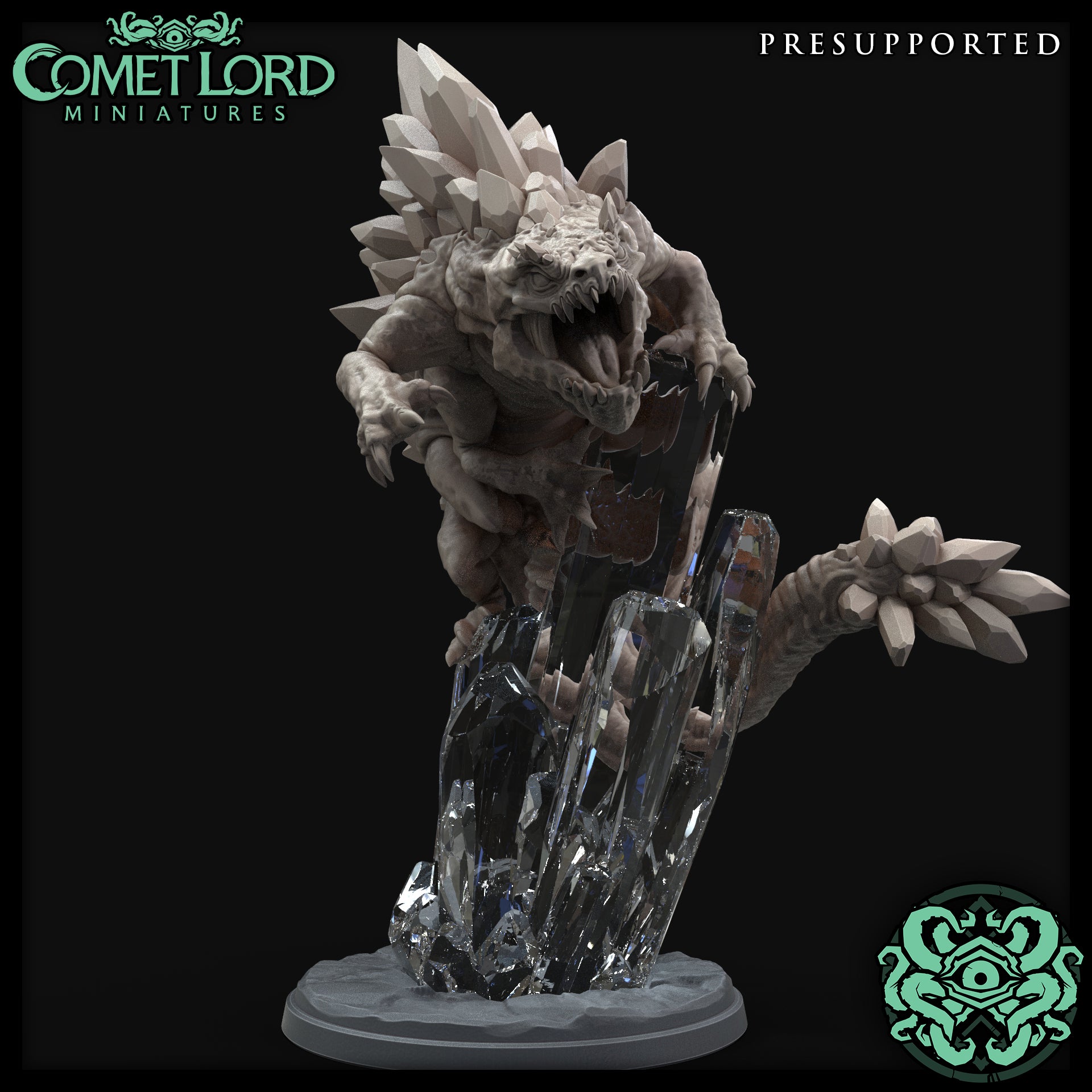 The Apex Crystalline Basilisk - Digital Version - Comet Lord Miniatures