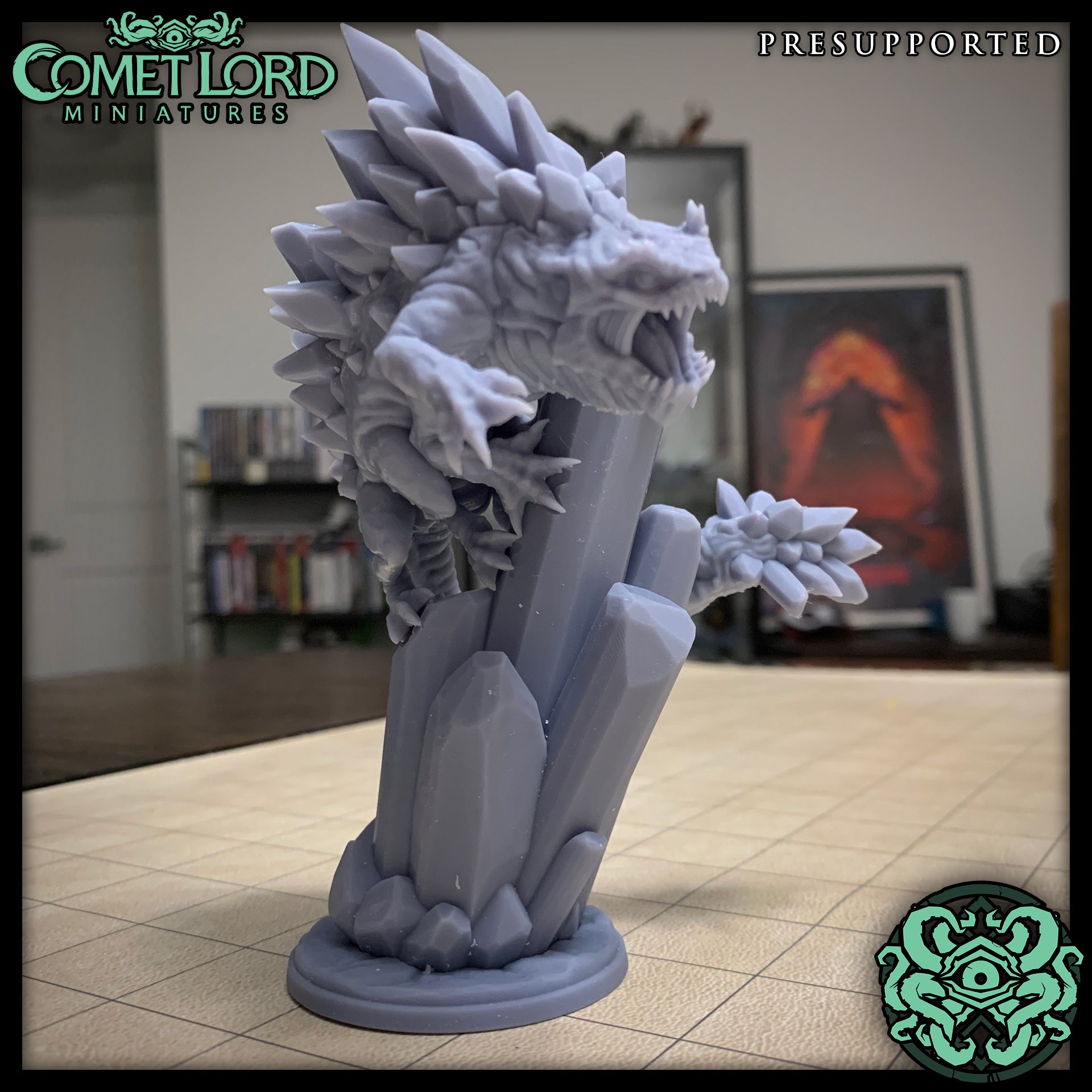 The Apex Crystalline Basilisk - Digital Version - Comet Lord Miniatures
