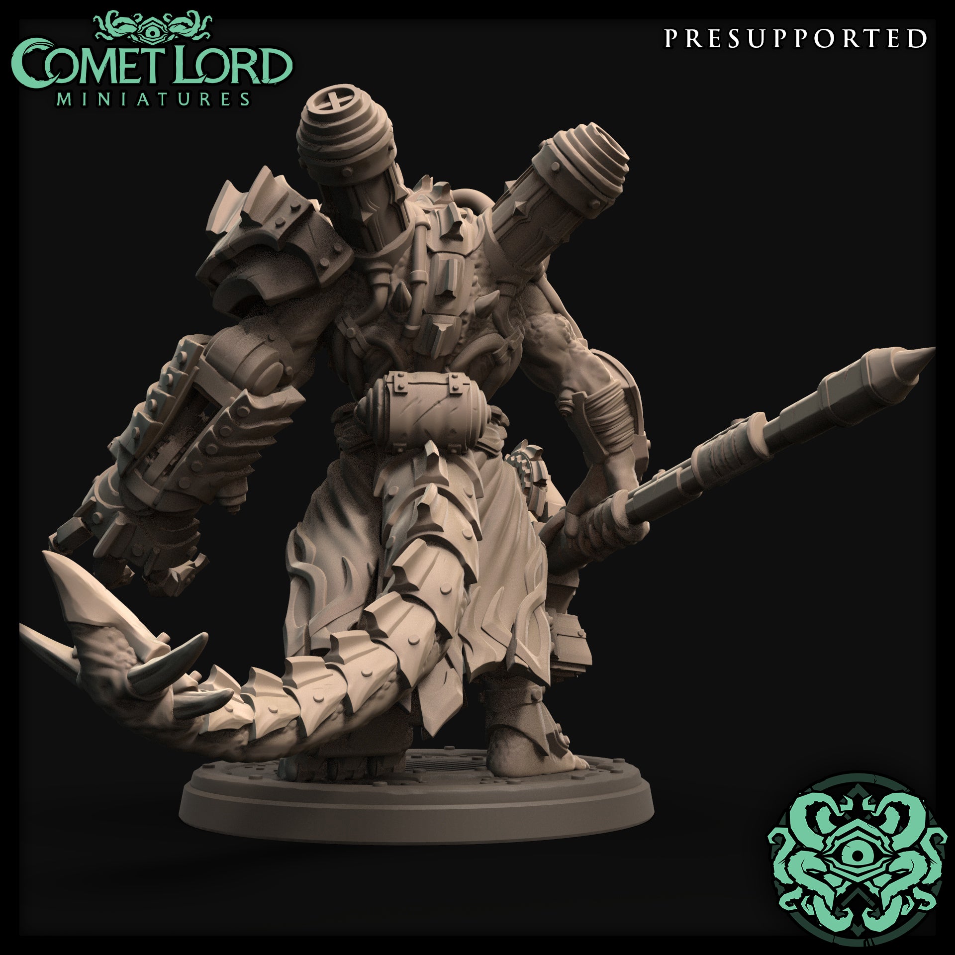 Hadak, The Master of The Foundry - Digital Version - Comet Lord Miniatures