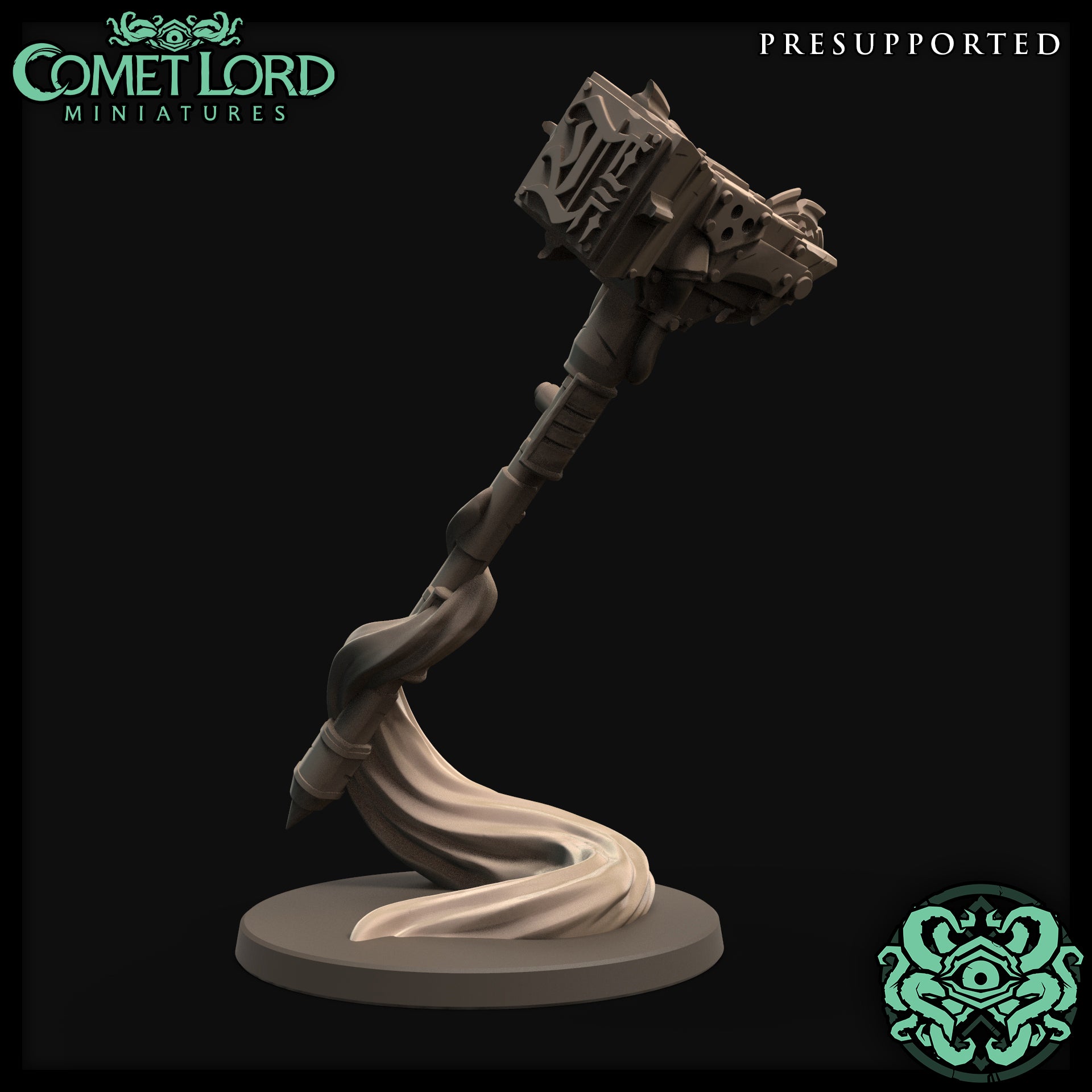 Hadak, The Master of The Foundry - Digital Version - Comet Lord Miniatures