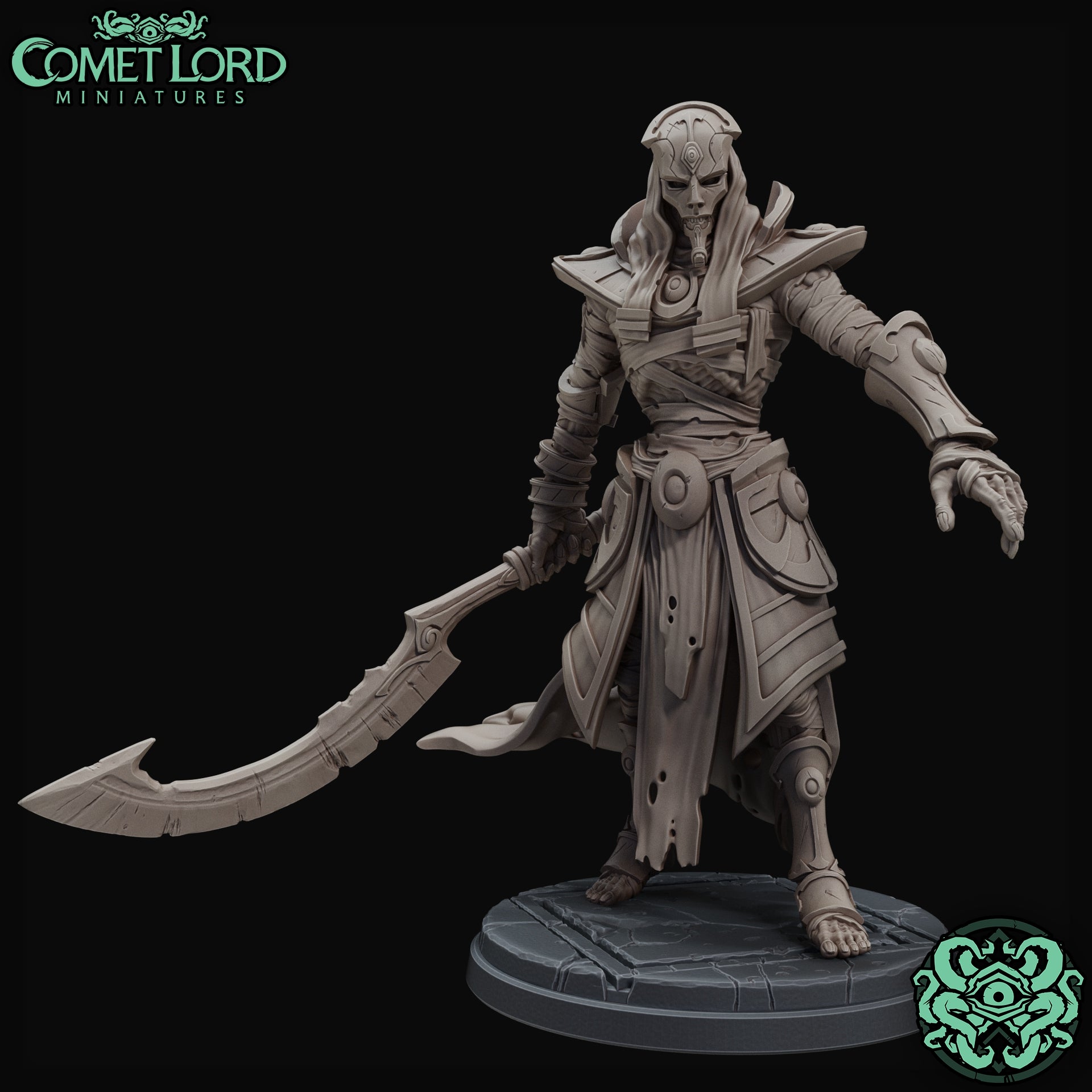 Aurekesh, The Mummy Lord - Comet Lord Miniatures