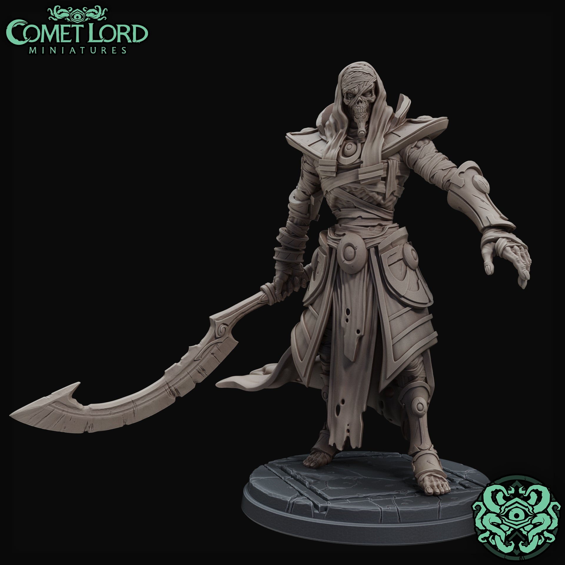 Aurekesh, The Mummy Lord - Comet Lord Miniatures