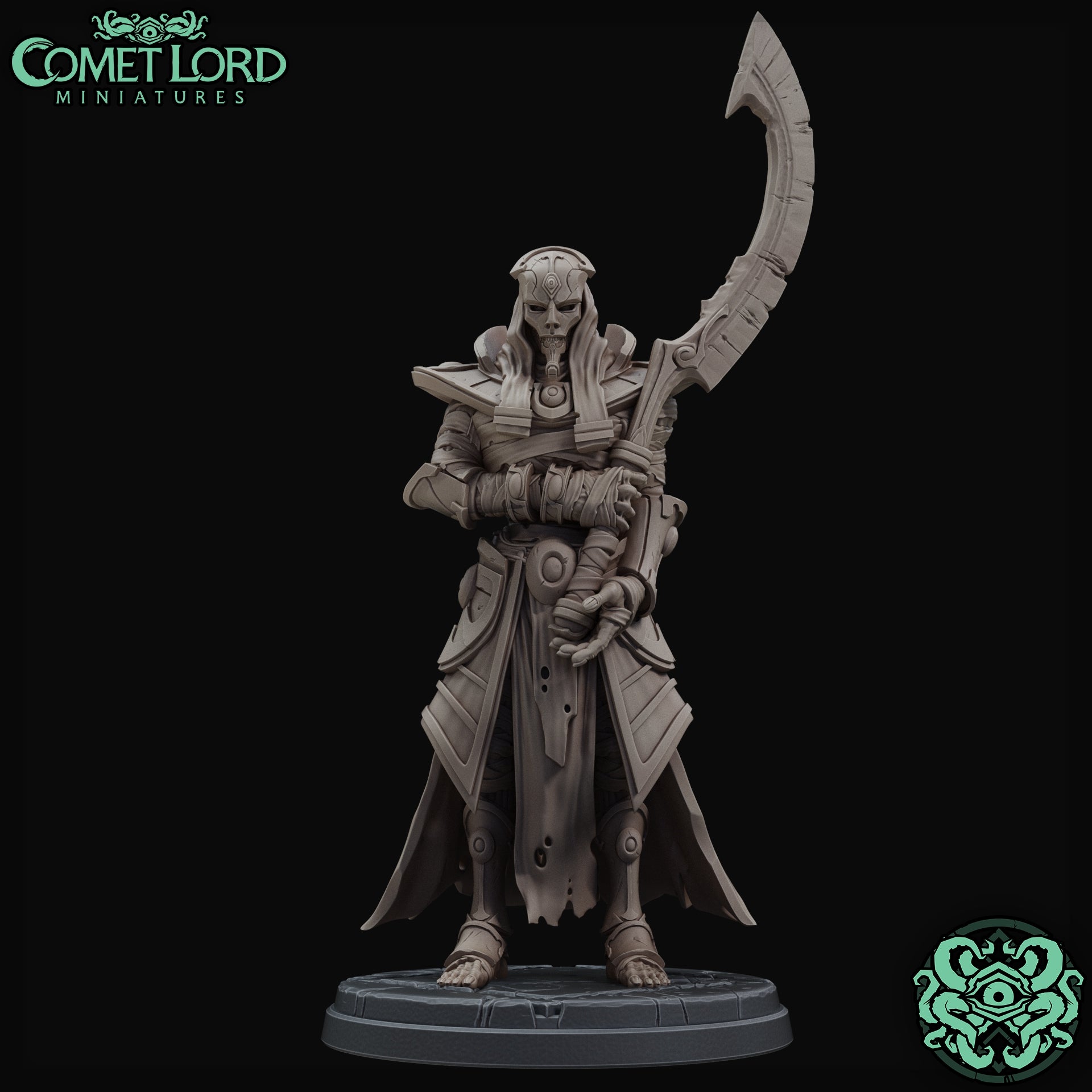 Aurekesh, The Mummy Lord - Comet Lord Miniatures