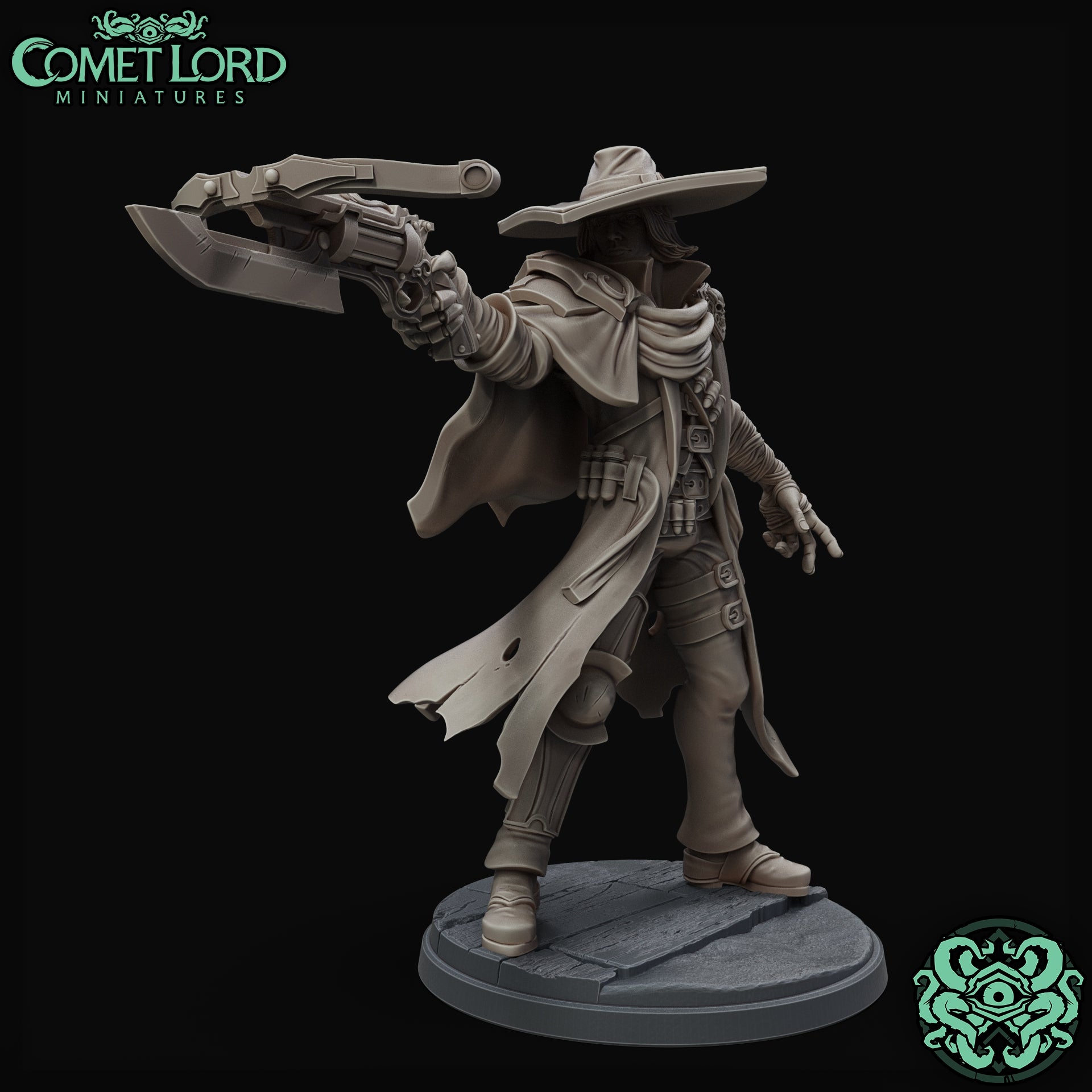 Judge, The Gunslinger Bloodhunter - Comet Lord Miniatures