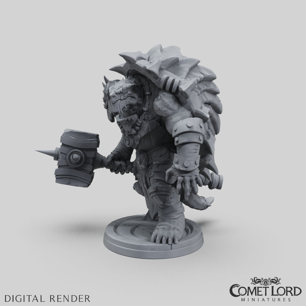 Torok, The Tortle Bloodhunter - Physical Version - Comet Lord Miniatures